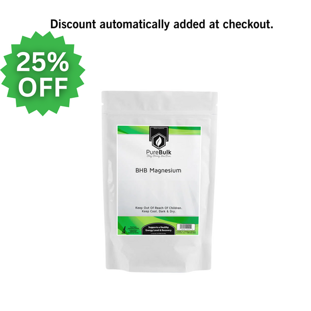 BHB (Beta Hydroxybutyrate) Magnesium - Electrolyte Energy Boost ...