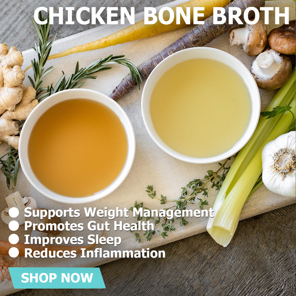 Premium Chicken Bone Broth for Collagen, Joints, & Gut Health – PureBulk, Inc.